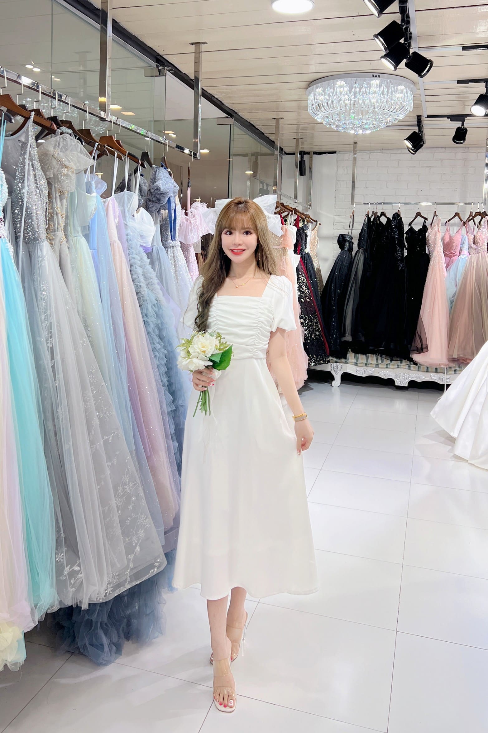 ROM White Dress Series 4 - Candice Dressing