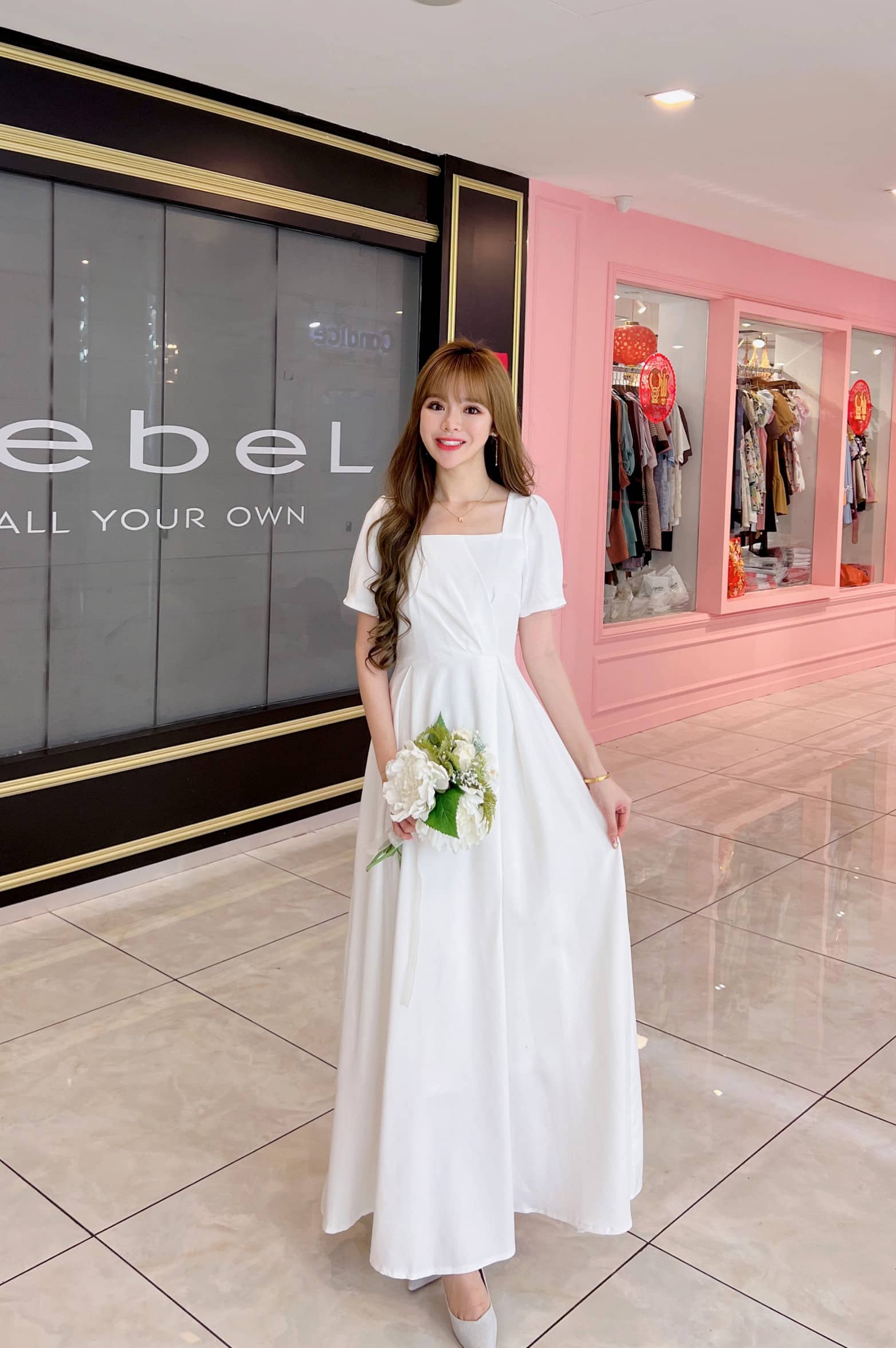 ROM White Dress Series 4 - Candice Dressing