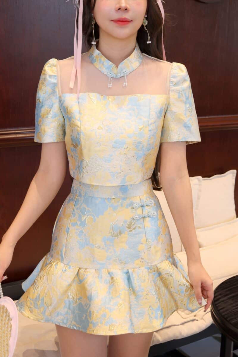 C-majestic series 2-pieces casual set wear金玉满堂系列女款套装 – Candice Dressing